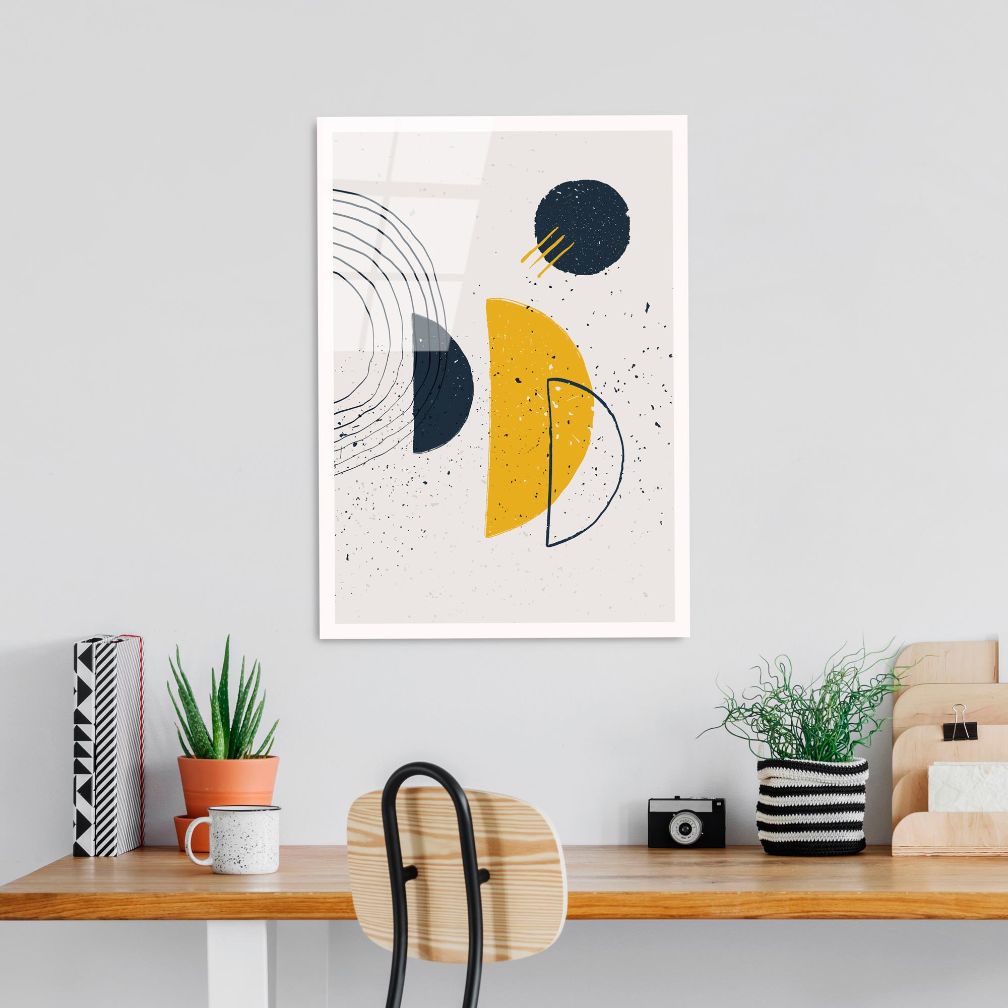 UV-928 Baskılı Cam Dikdörtgen Duvar Tablosu | ByLamp